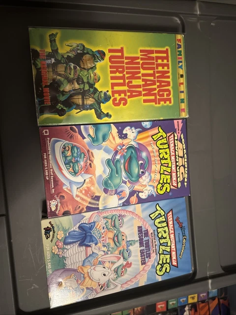 TEENAGE MUTANT NINJA Turtles Vintage VHS Lot TMNT Animated Lot Of 3 £18 ...