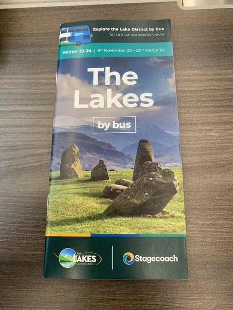 STAGECOACH IN CUMBRIA: The Lakes Connection Bus Timetable booklet ...