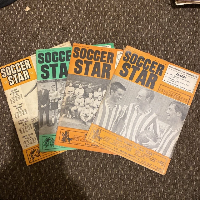 SOCCER STAR FOOTBALL Magazine Complete Issues 1965 - 1967 £6.00 ...