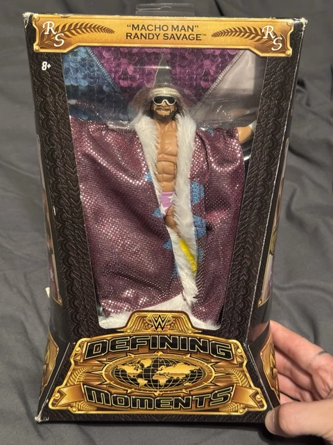 MATTEL WWE MACHO Man Randy Savage Elite Defining Moments Action Figure ...