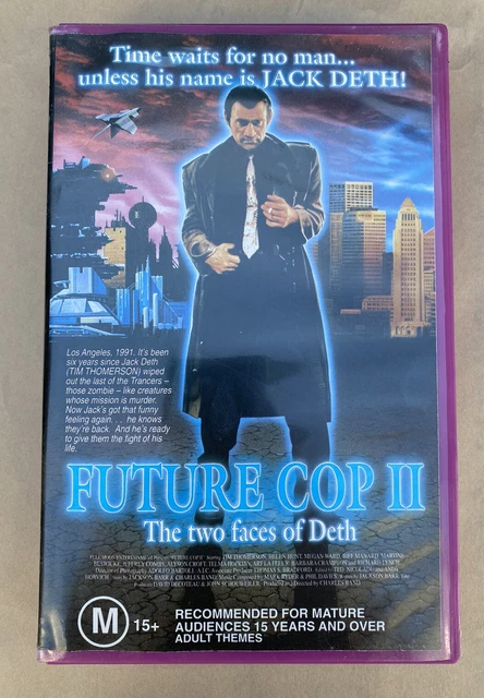 FUTURE COP II [VHS] VDC Video Ex-Rental Tape Full Moon Trancers 2 1991 ...