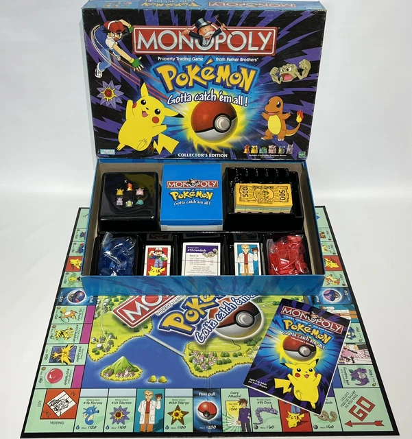 MONOPOLY POKEMON GOTTA Catch em All Board Game Complete 1999 Hasbro EUR 54,86 - PicClick FR