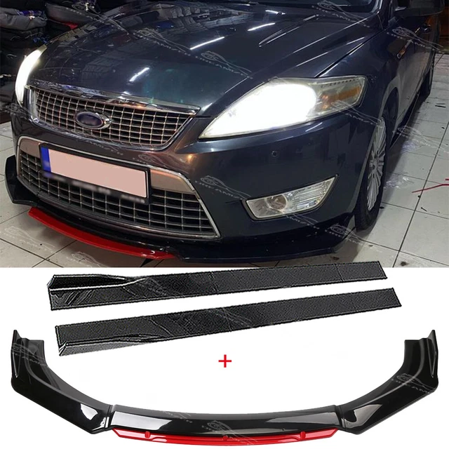 FOR FORD MONDEO MK4 MK4.5 Gloss Front Bumper Lip Spoiler Splitter ...