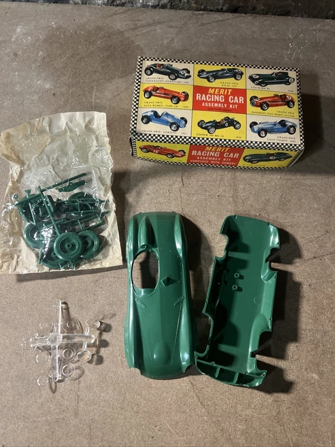 VINTAGE MERIT 1:24 1956 Aston Martin DB3S Plastic Race Car Kit (sbb2 ...
