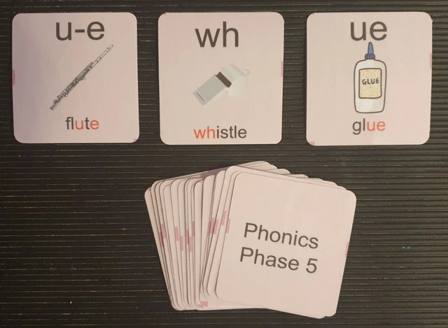 PHONICS PHASE 5 Flash Cards Educational Resources For Children EYFS PHONICS PHASE 5 Flash Cards Educational Resources For Children EYFS
