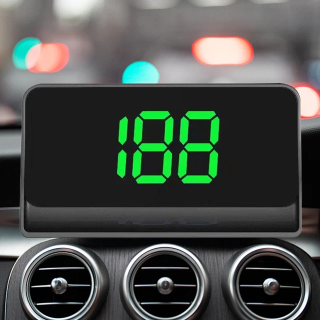 CAR DIGITAL GPS Speedo LED Display Smart Head Up Display Big Font ...