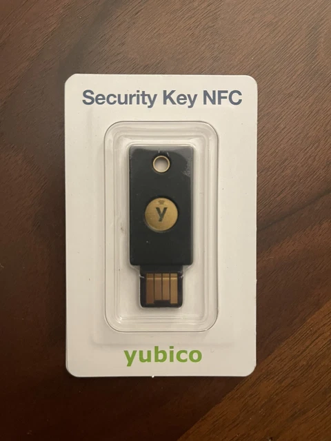 YUBICO YUBIKEY NFC USB-A Security Key Two-Factor authentication (2FA ...
