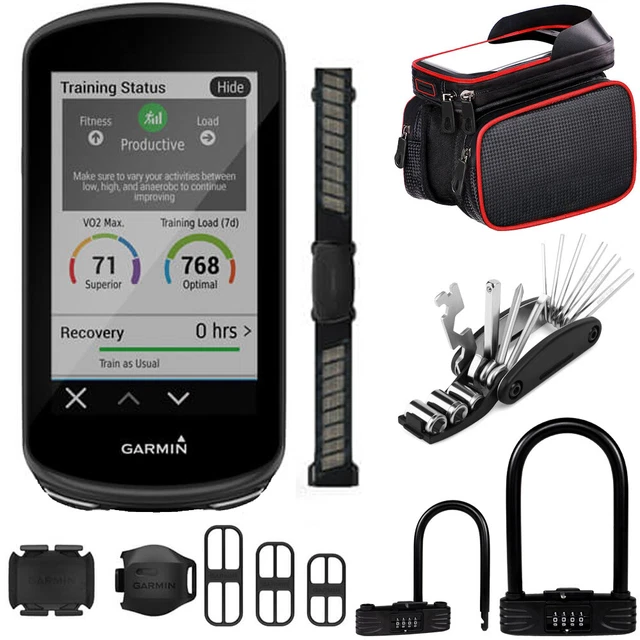 GARMIN EDGE 1030 Plus with HRM-Dual Kit (010-02424-01)w/ Bike Tool and ...