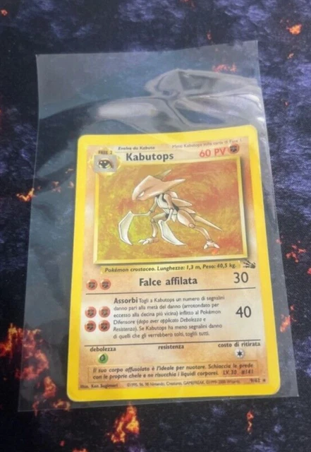 CARTE POKEMON KABUTOPS 9/62 HOLO Fossile Wizard Edition 1 EUR 15,00 - PicClick FR