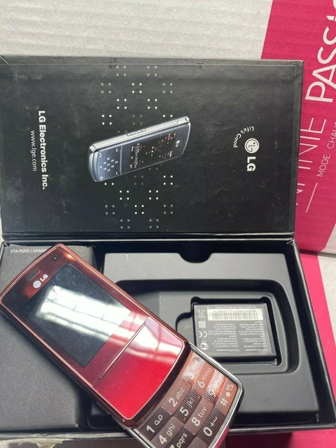 TELEPHONO CELLULARE ROSSO LG KF510 vecchie scorte collezioni rare ...