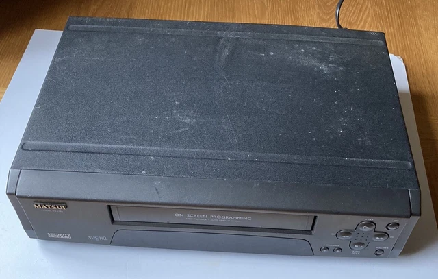 MATSUI VHS PLAYER. Model VX 1106. On Screen Programming. Please Read ...