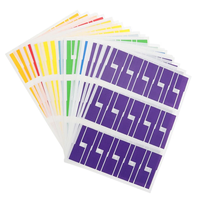 20 SHEETS CABLE Management Tags Usb Cable Labels Wire Makers £16.45 ...