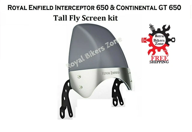 ROYAL ENFIELD &TALL Fly screen" For Interceptor 650 and Continental GT ...