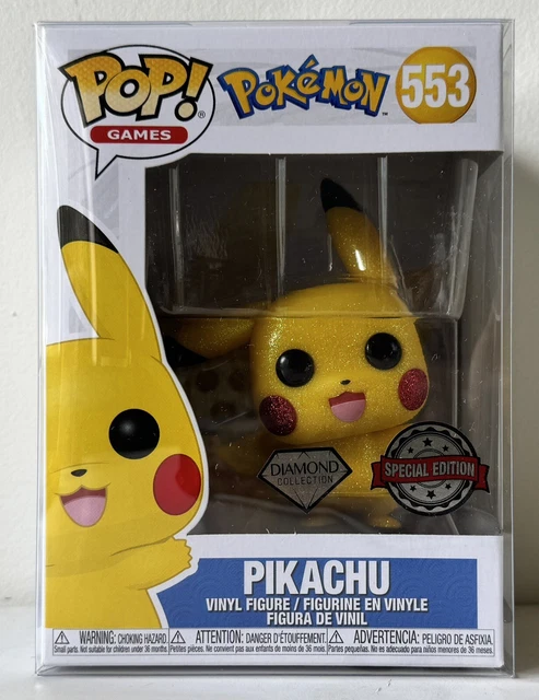 FUNKO POP! VINYL Pokemon Pikachu 553 DIAMOND Special Edition Figure NEW ...
