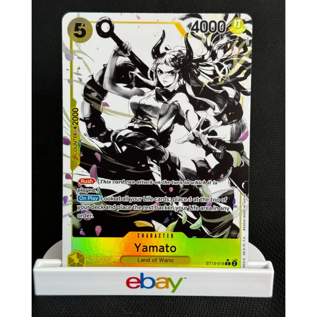 CARTE UNE PIÈCE Yamato ST13-016 The Three Brothers ST13 Parallel Alt ...