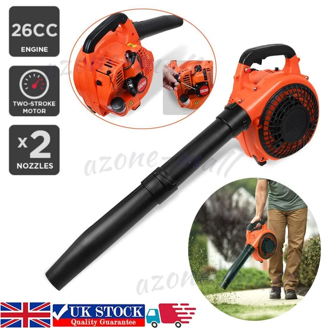 26CC GARDEN YARD Handheld Petrol Leaf Blower Powerful 2-Stroke Air ...