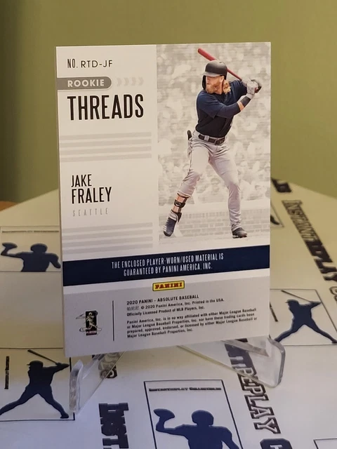 2020 PANINI ABSOLUTE Rookie Threads Jake Fraley Seattle Mariners #Rtd ...