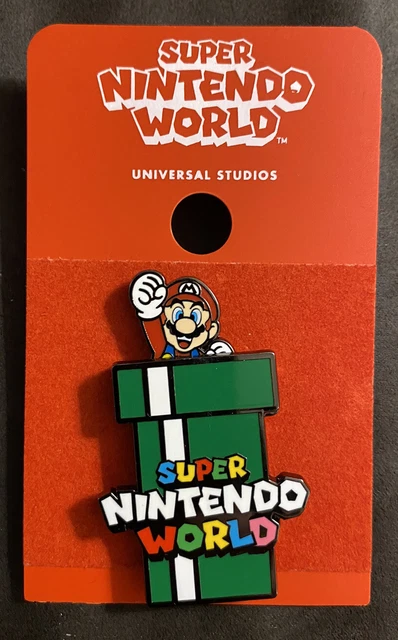 SUPER NINTENDO WORLD Universal Studios Hollywood MARIO SLIDE Pin PARK ...