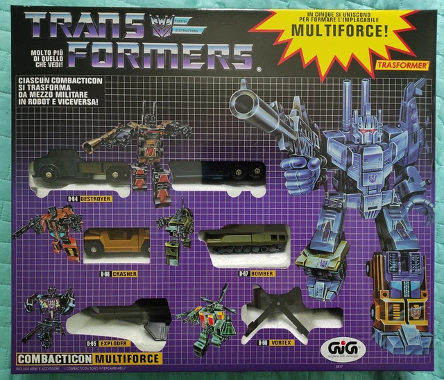 TRANSFORMERS BRUTICUS MULTIFORCE G1 Gig EUR 120,00 - PicClick IT