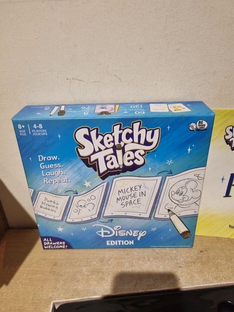 SKETCHY TALES GAME for Family Draw Disney Characters £5.00 - PicClick UK