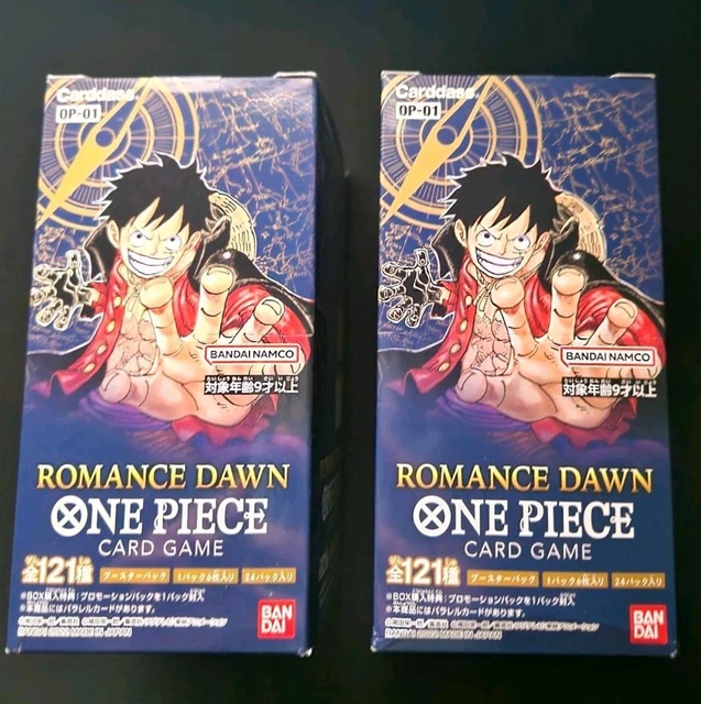 ONE PIECE CARD BANDAI Game Romance Dawn OP-01 OP01 Booster Box Display japanisch EUR 87,90 ...