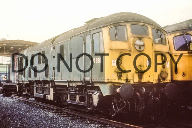 UK DIESEL TRAIN Railway Photograph Of Class 24 D5007 Loco. Rm24-51 £1. ...