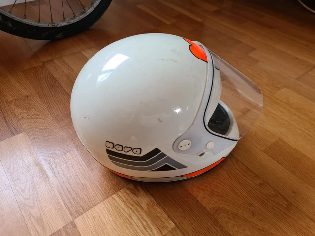 HELMET NOS VINTAGE new NAVA 1981 casco epoca 60 XL AGV Bell Arai Shoei ...