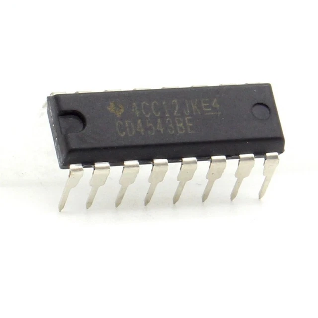 Cd4543be Cmos Bcd To 7 Segment Latches Dip 16 Texas 211ic061 Eur 289 Picclick Fr