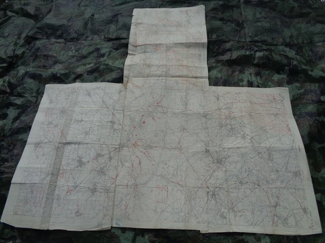 WW1 (1918) HUGE "Enemy Organisation" Battle Map (4 Maps) - 100 Days ...