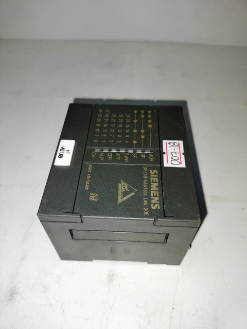 SIEMENS DP/AS INTERFACE Link 20E 6GK1 415-2AA01 Simatic Net Link ...