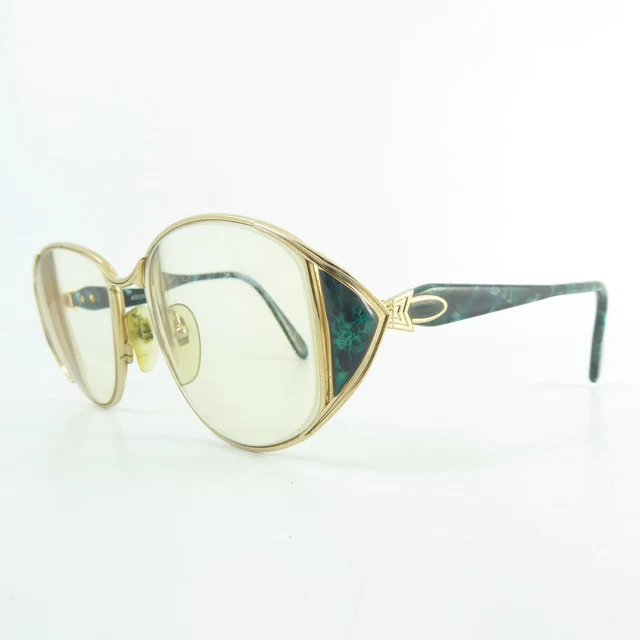 VINTAGE ADONIS WOMEN Gold Metal Full Rim TJ1703 Glasses Frames Eyewear ...