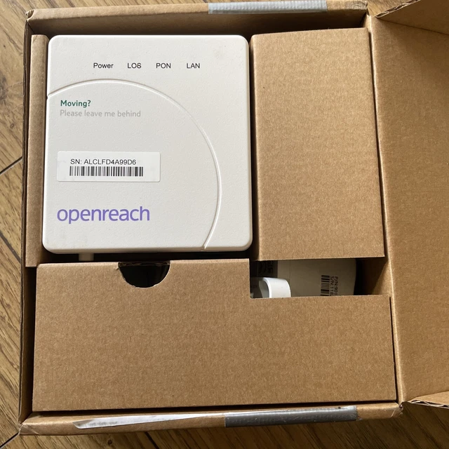 NOKIA-ONT G-010G-R OPENREACH Optical Fibre GPON Terminal BNIB (x1) New ...