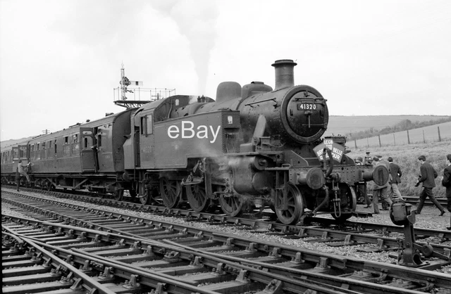 RAILWAY STEAM NEGATIVE Ivatt 2 41217 Carlisle Citadel 28/8/66 ...