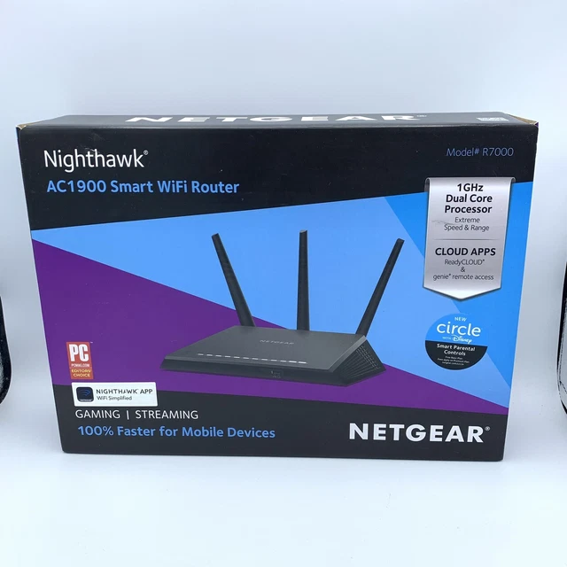 NETGEAR NIGHTHAWK AC 1900 Smart WiFi Router Model R7000 $79.95 - PicClick