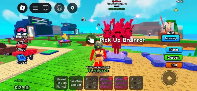 MR CARROTS UPSIDE Down Plants Vs Brainrots £1.82 - PicClick UK