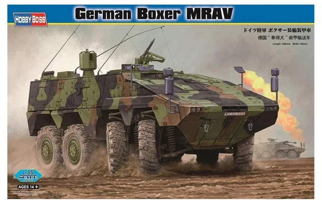 HOBBY BOSS GERMAN Boxer MRAV Vehicle Model Building Kit (US IMPORT) EUR ...