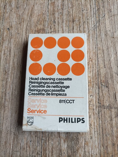 PHILIPS 811 CCT Head Cleaner Cassette Tape Used - Read Description EUR ...