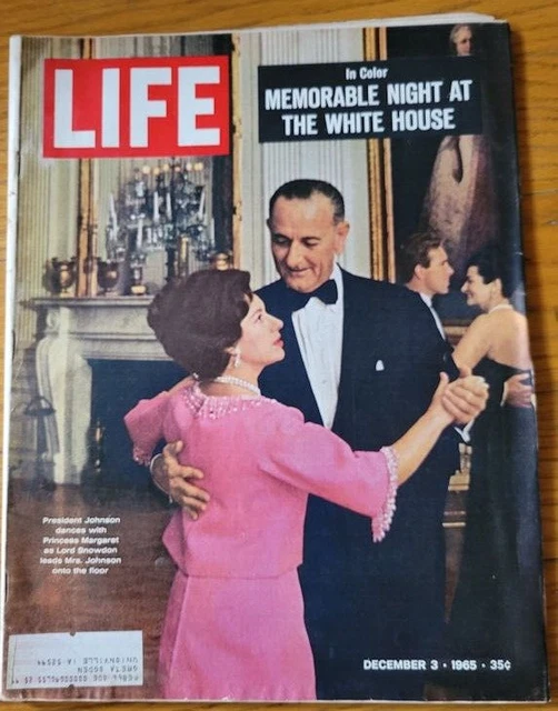 LIFE MAGAZINE-DECEMBER 3, 1965-Pres. Johnson & Princess Margaret ...