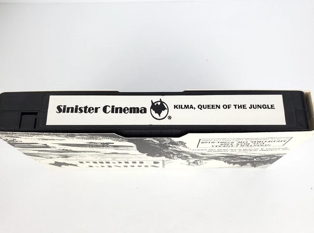 KILMA QUEEN OF the Jungle Sinister Cinema VHS Movie Adventure Crime ...