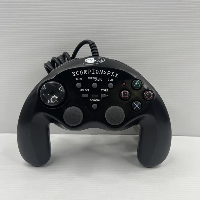 SCORPION PSX NYKO Playstation 1 PS1 Wired Controller Tested & Works ...