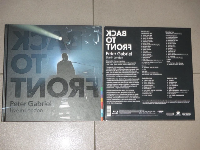 PETER GABRIEL : Back To Front : 2 BlueRay + 2 CD Set. Live In London ...