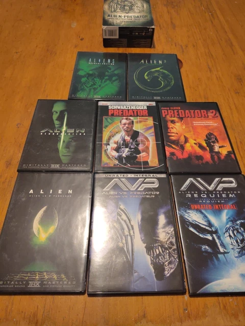 ALIEN - PREDATOR AVP Total Destruction Collection (DVD, 2008, 8-Disc ...