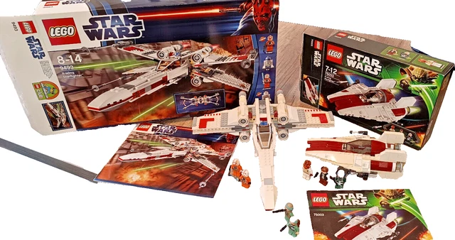 LEGO STAR WARS A-Wing Starfighter plus X-Wing Starfighter incl ...