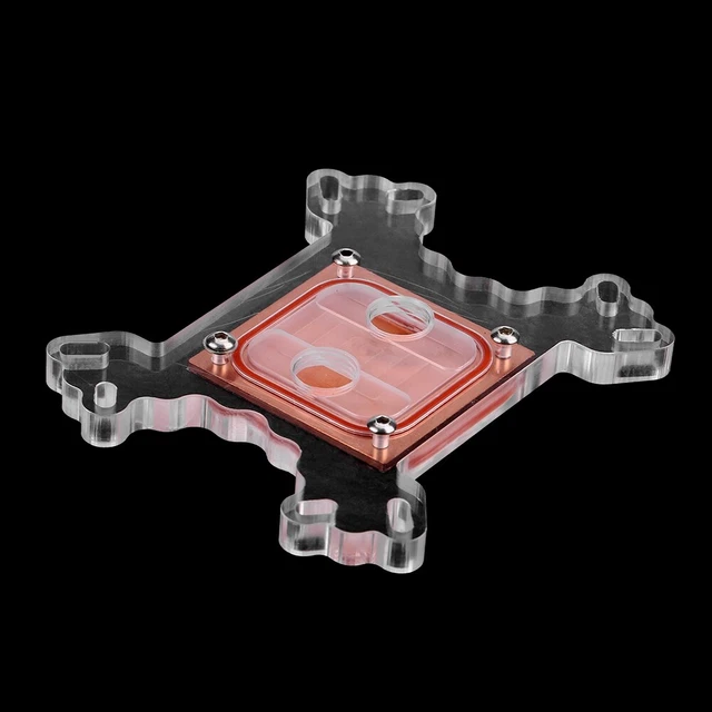 UNIVERSAL COMPUTER CPU Water Cooler Block Cooling Block Copper Base No ...