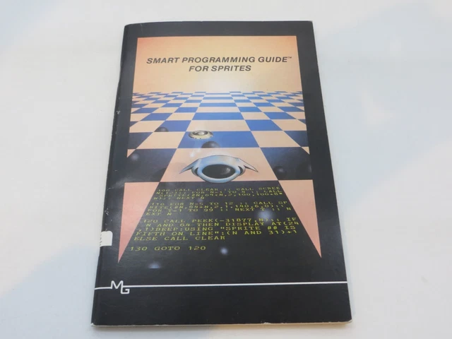 SMART PROGRAMMING GUIDE FOR SPRITES vintage 1983 computer book $29.99 ...