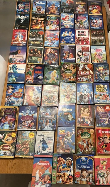 BUNDLE OF 52 Disney DVDS Job Lot Collection Kids Family £52.70 ...