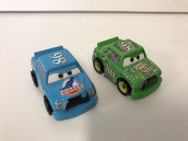 DISNEY PIXAR CARS Mini Racers Diecast CHICK HICKS & DINOCO CHICK HICKS ...