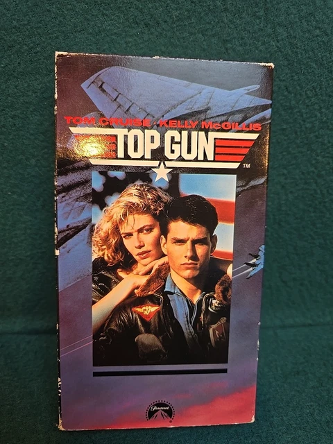 TOP GUN VHS 1987 Tom Cruise Kelly McGillis Val Kilmer Anthony Edwards ...