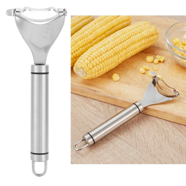 CORN STRIPPER PEELER Thresher Tool Stainless Steel Kernel Cutter Kitchen Uten UK £7.49 - PicClick UK