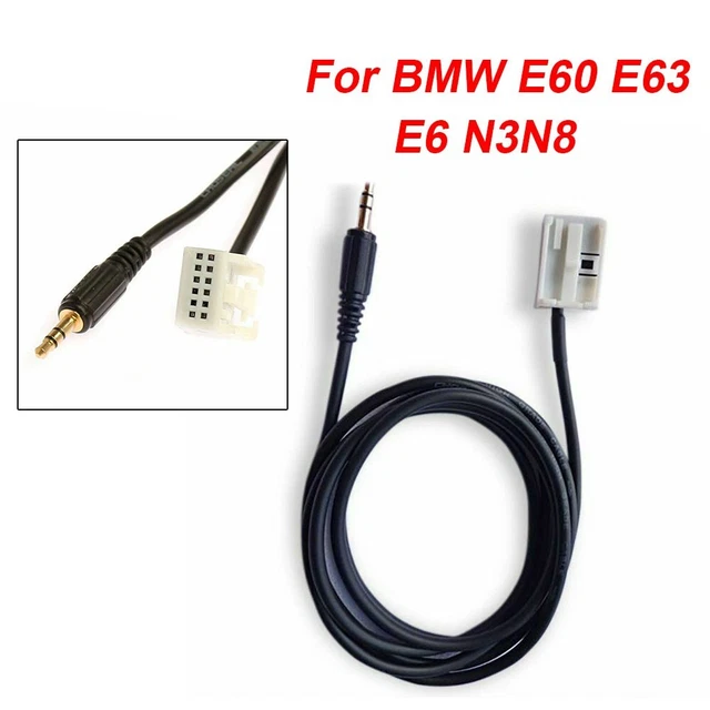 CONVENIENT CAR AUXILIARY Cable for BMW E60 E63 E6 Versatile Audio ...
